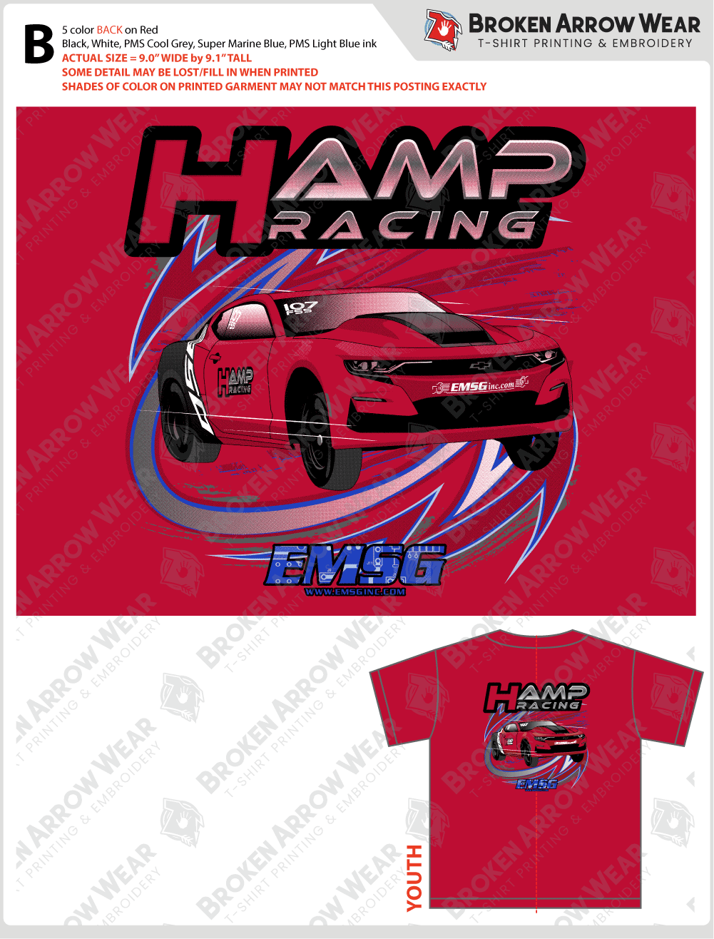 Hamp Racing | ScreenPrint | screen print