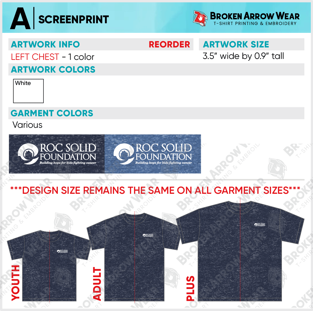 Roc Solid Foundation | ScreenPrint | screenprint