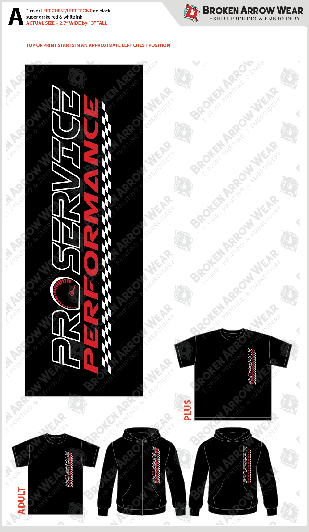 Proservice Auto Repair | Screen Printing | screen print