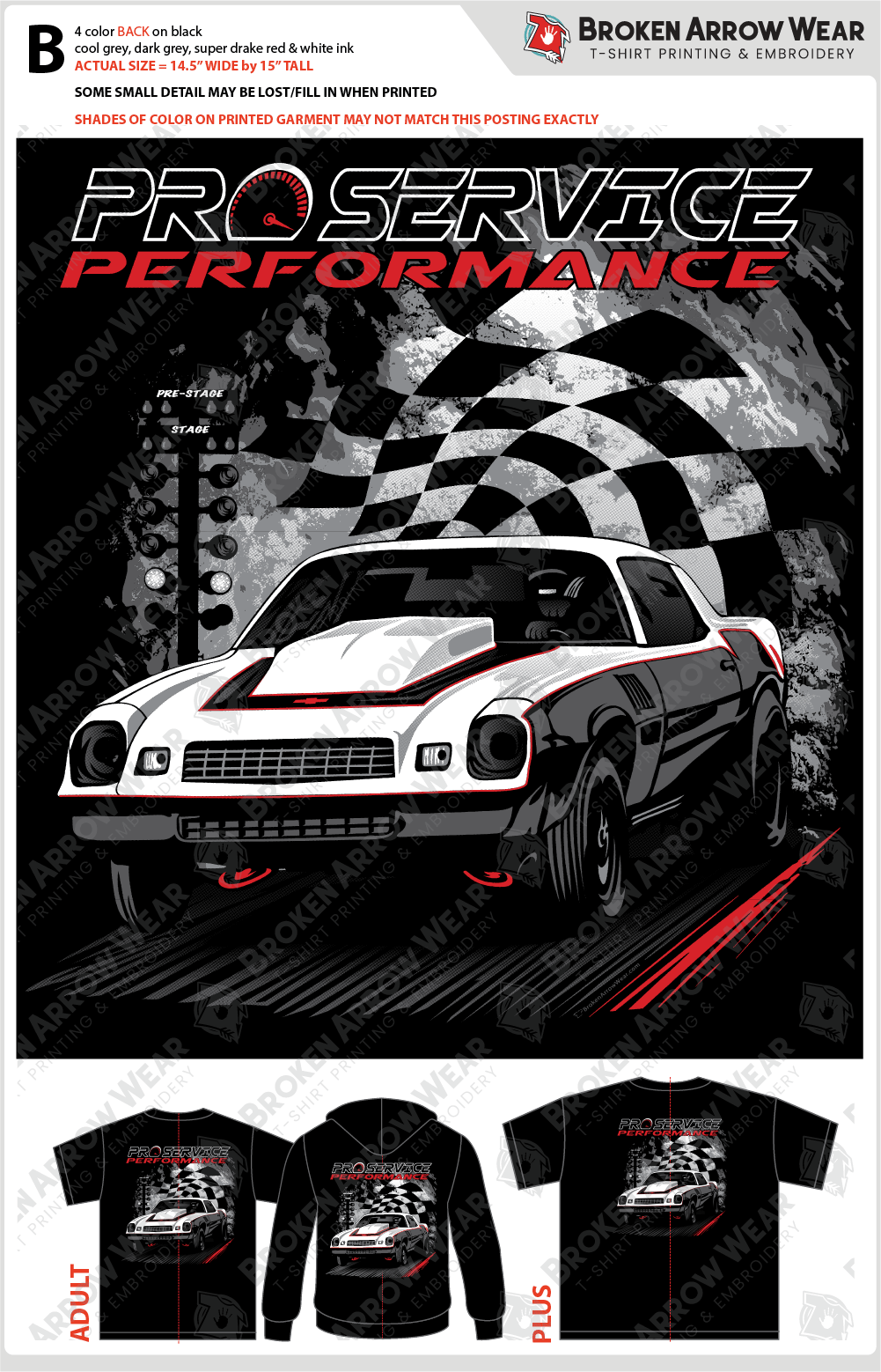 Proservice Auto Repair | Screen Printing | screen print