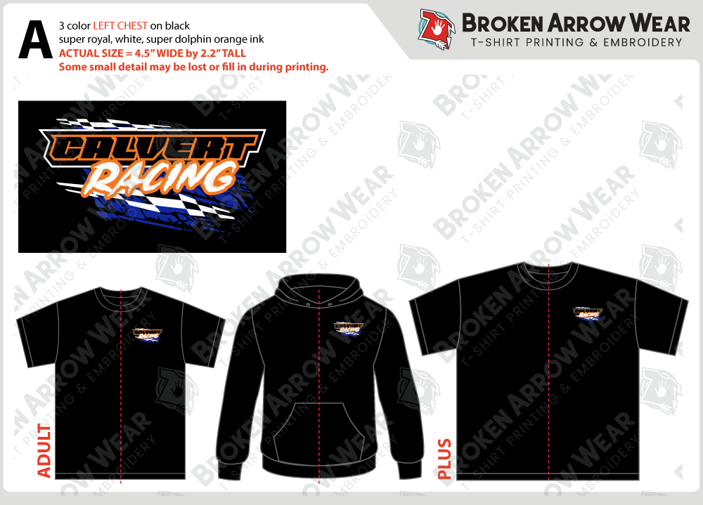 Calvert Racing | ScreenPrint | screenprinting