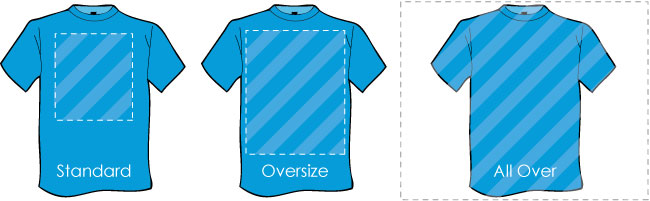 Broken Arrow Wear Screen Printing Size Comparison Guide