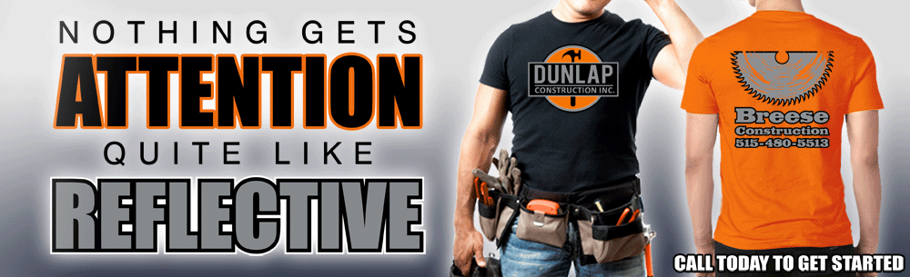 3M Reflective Work Shirts & Screen Printing